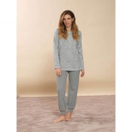 PIGIAMA DONNA MANICA LUNGA CON POLSINI 77876 LINCLALOR